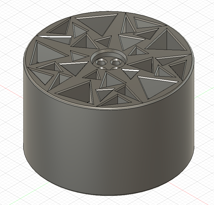Model Alloy Wheel 41x26mm (1/10th) - Custom Design, I call this the T6 ...