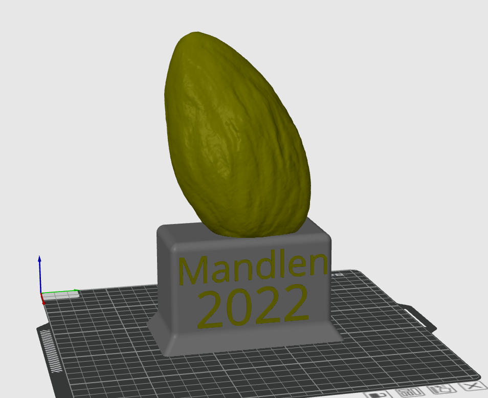Mandlen 2022 - Almond trophy 2022 by Kello CooL | Download free STL ...