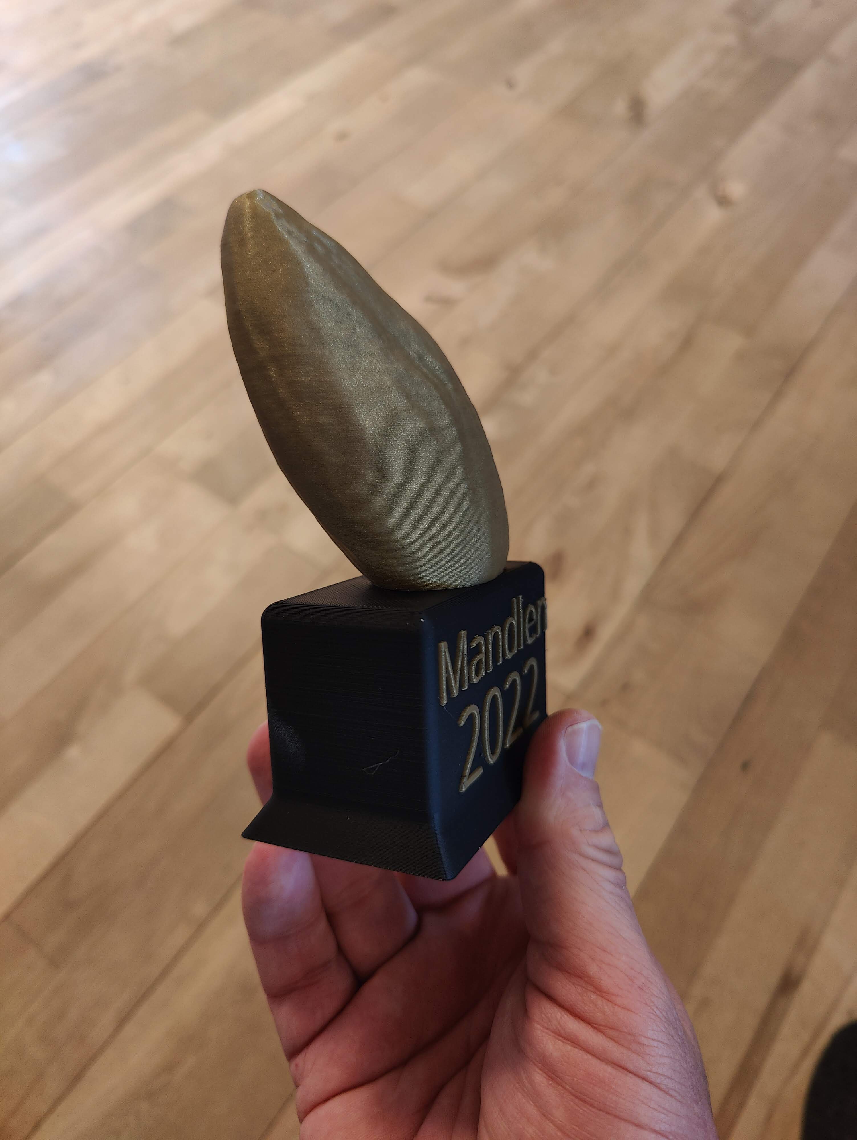 Mandlen 2022 - Almond trophy 2022 by Kello CooL | Download free STL ...