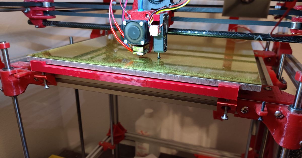 Hypercube 300 3-Point Bed-Leveling Frame by salfter | Download free STL ...