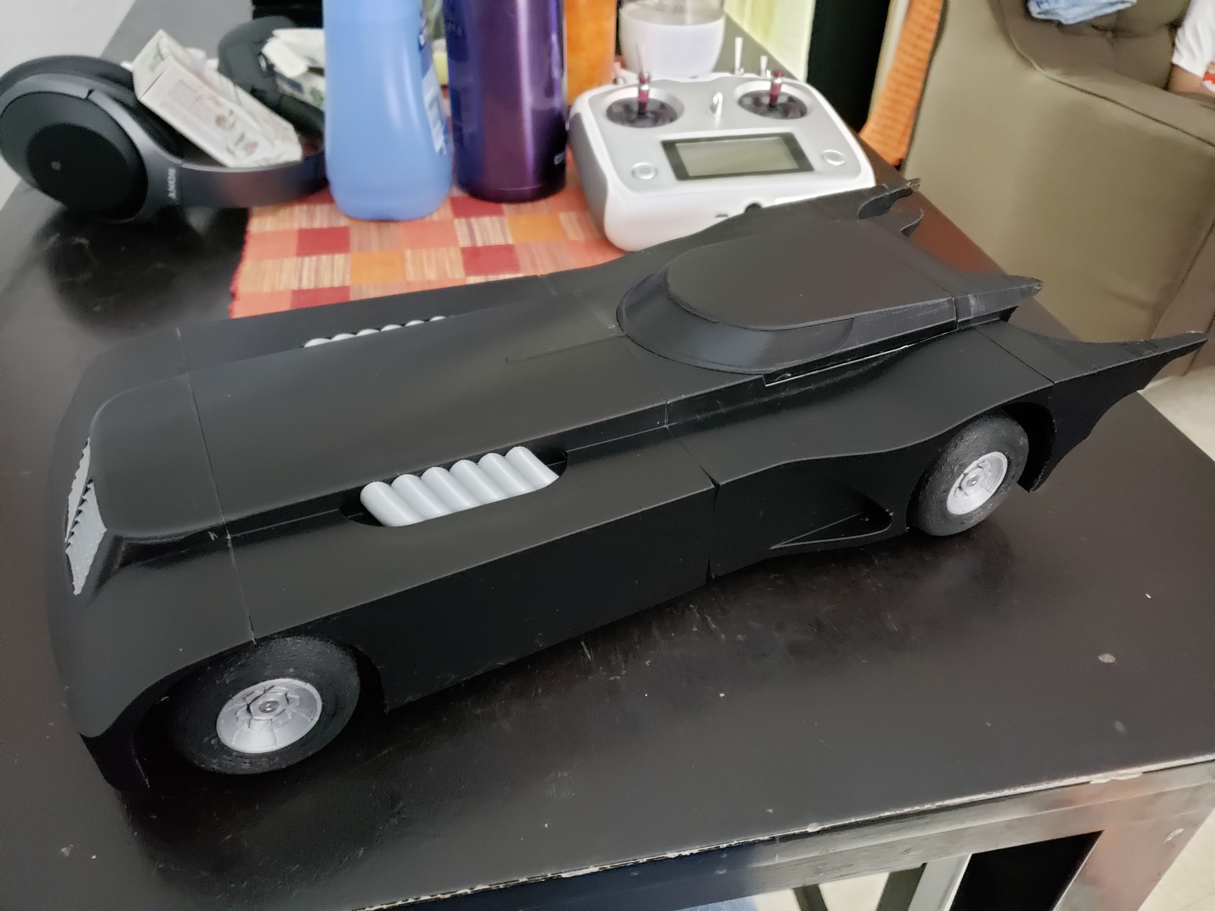 Batmobile Open RC Body and Rims by Dsk001 | Download free STL model ...