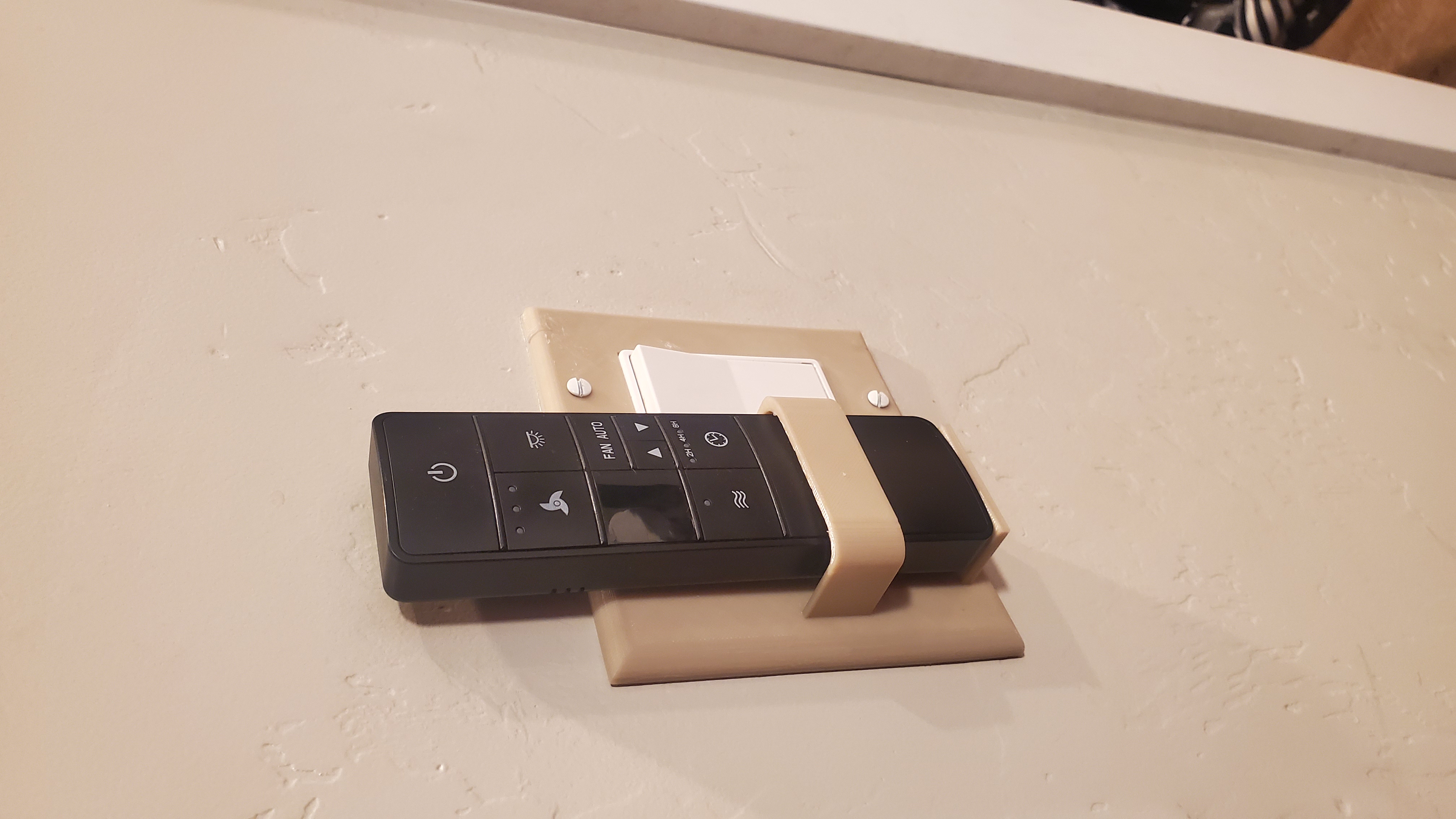 Fan remote light switch holder by Real DIY | Download free STL model ...