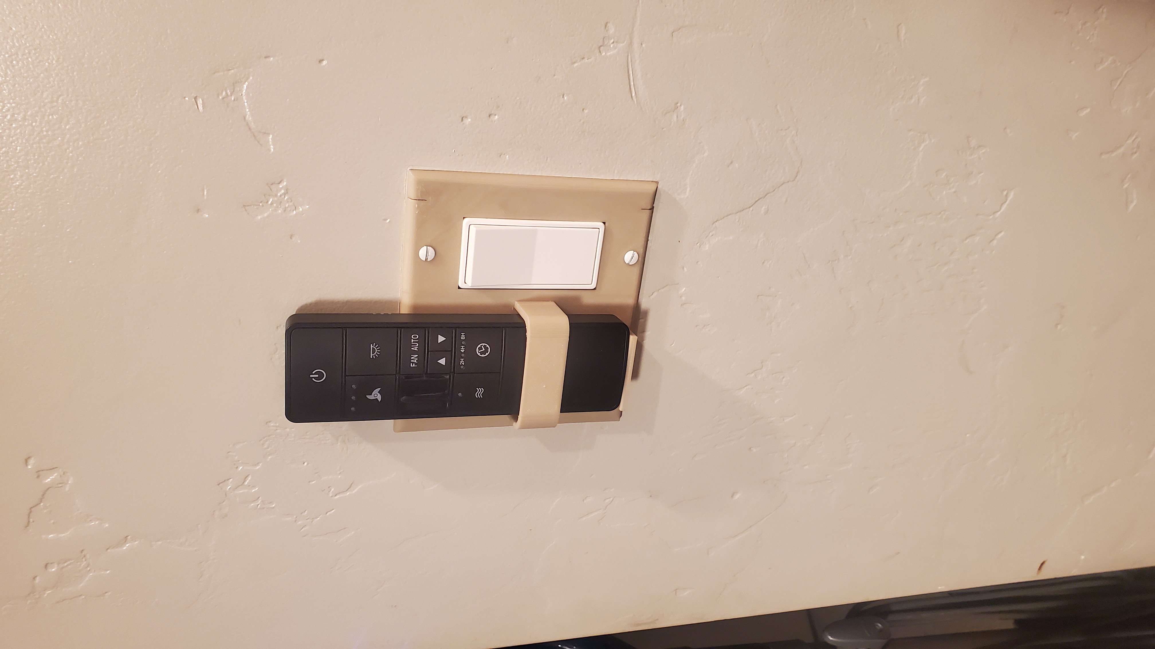 Fan remote light switch holder by Real DIY | Download free STL model ...