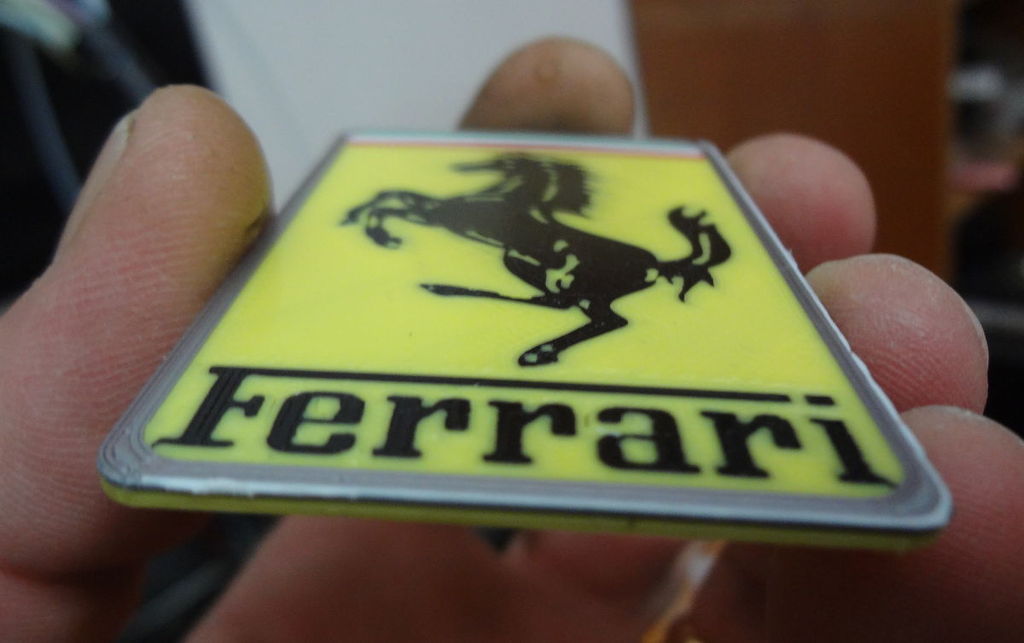 6 colors Ferrari Logo - Flat Version by Immaginaecrea | Download free ...