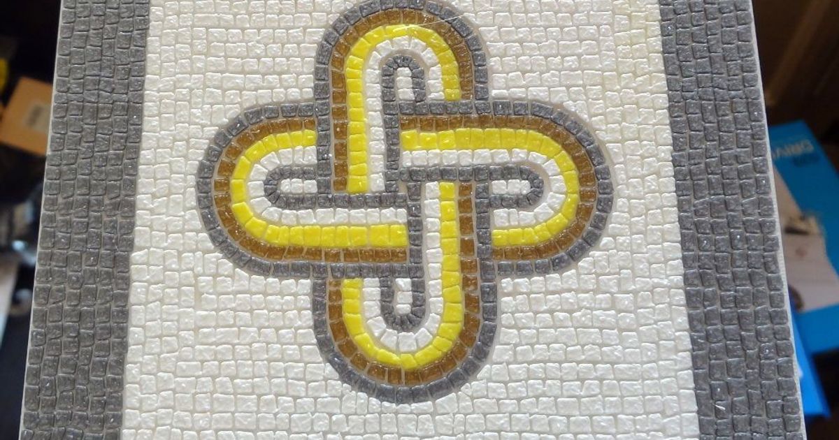 Roman Mosaic - 4 colours King Solomon knot by Immaginaecrea | Download ...
