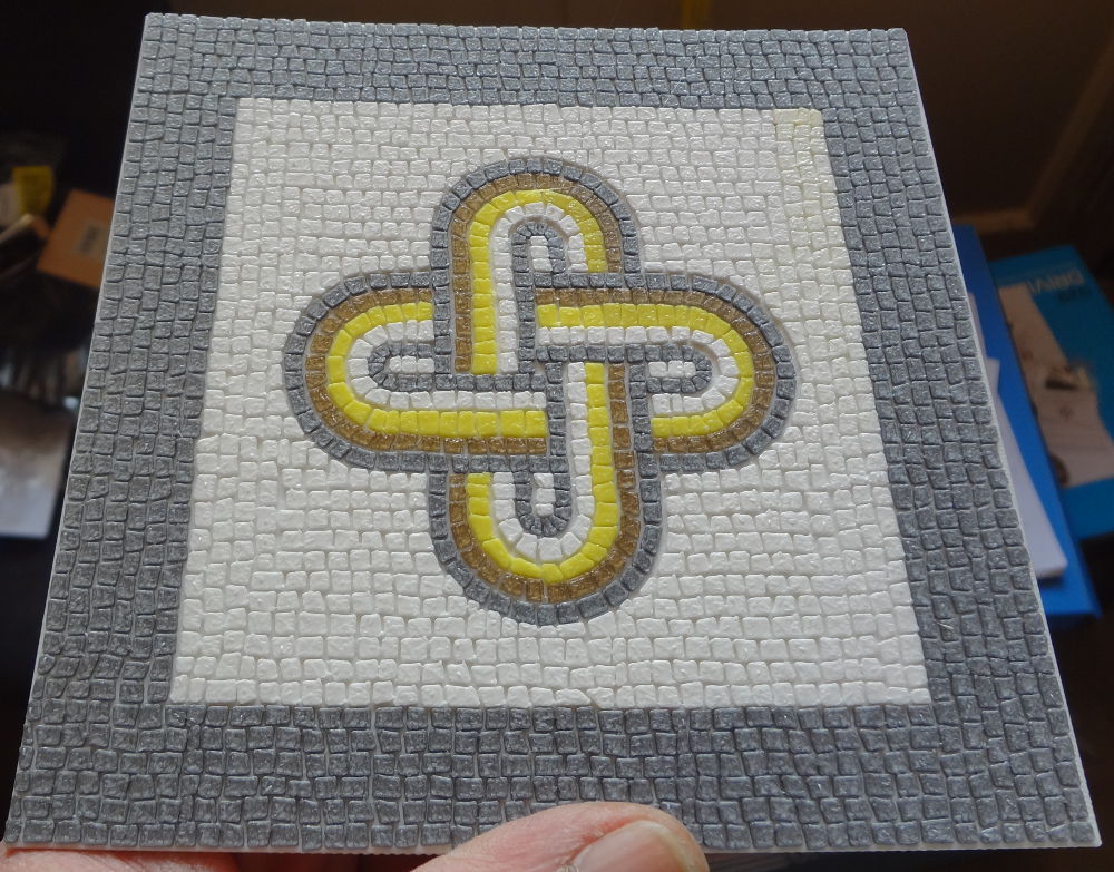 Roman Mosaic - 4 colours King Solomon knot by Immaginaecrea | Download ...