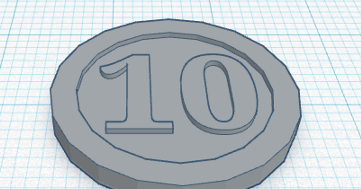 10 coin by 3D Dream | Download free STL model | Printables.com