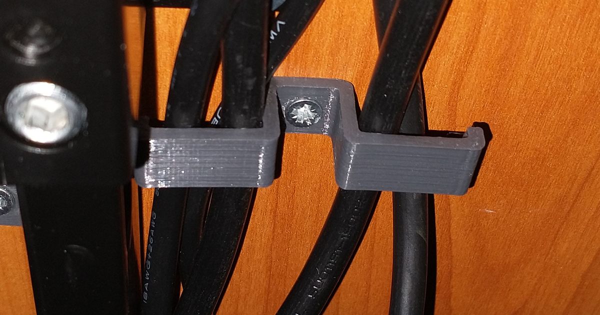 Customisable Cable Guide by jeroenrnl | Download free STL model ...