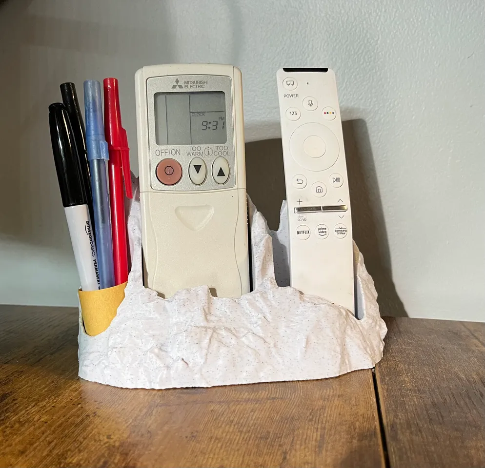 Boulder Remote Holder by AProto | Download free STL model | Printables.com