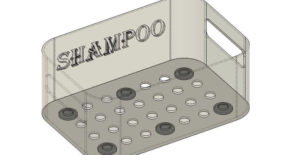 Shampoo Box with holes by ClarasLittleArtworks | Download free STL ...