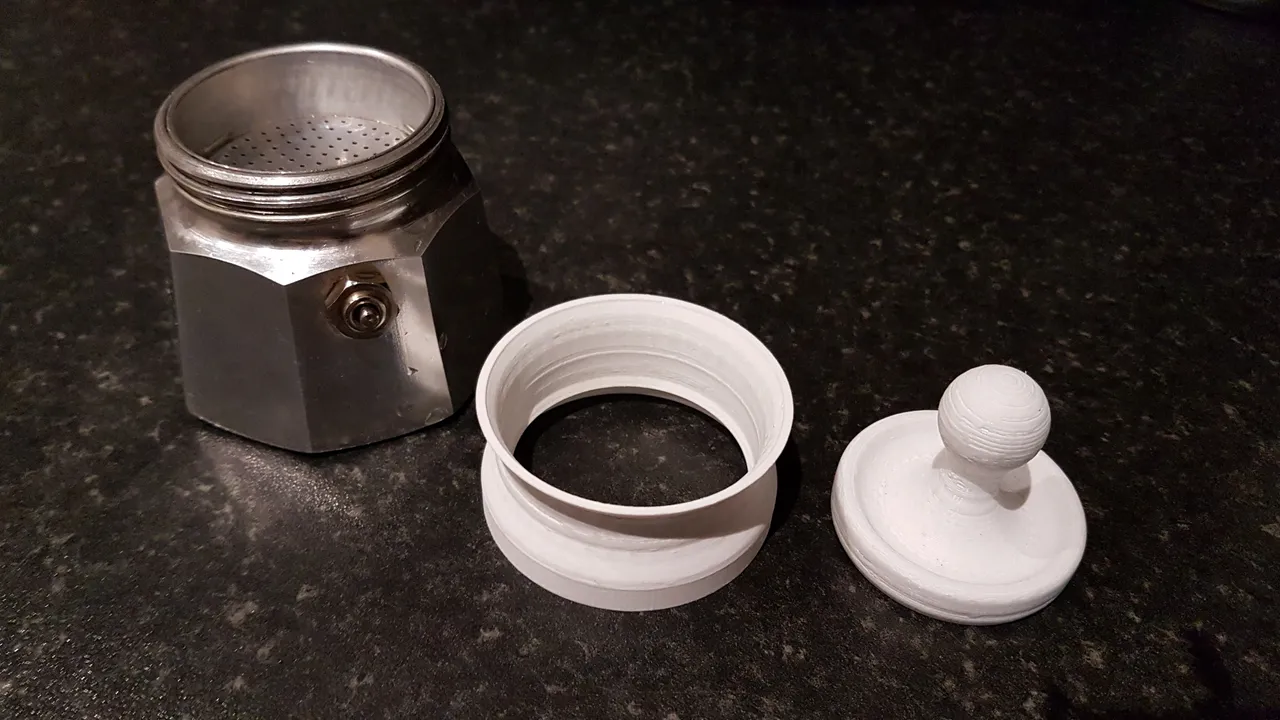 Moka pot coffee funnel by nirgal | Download free STL model | Printables.com