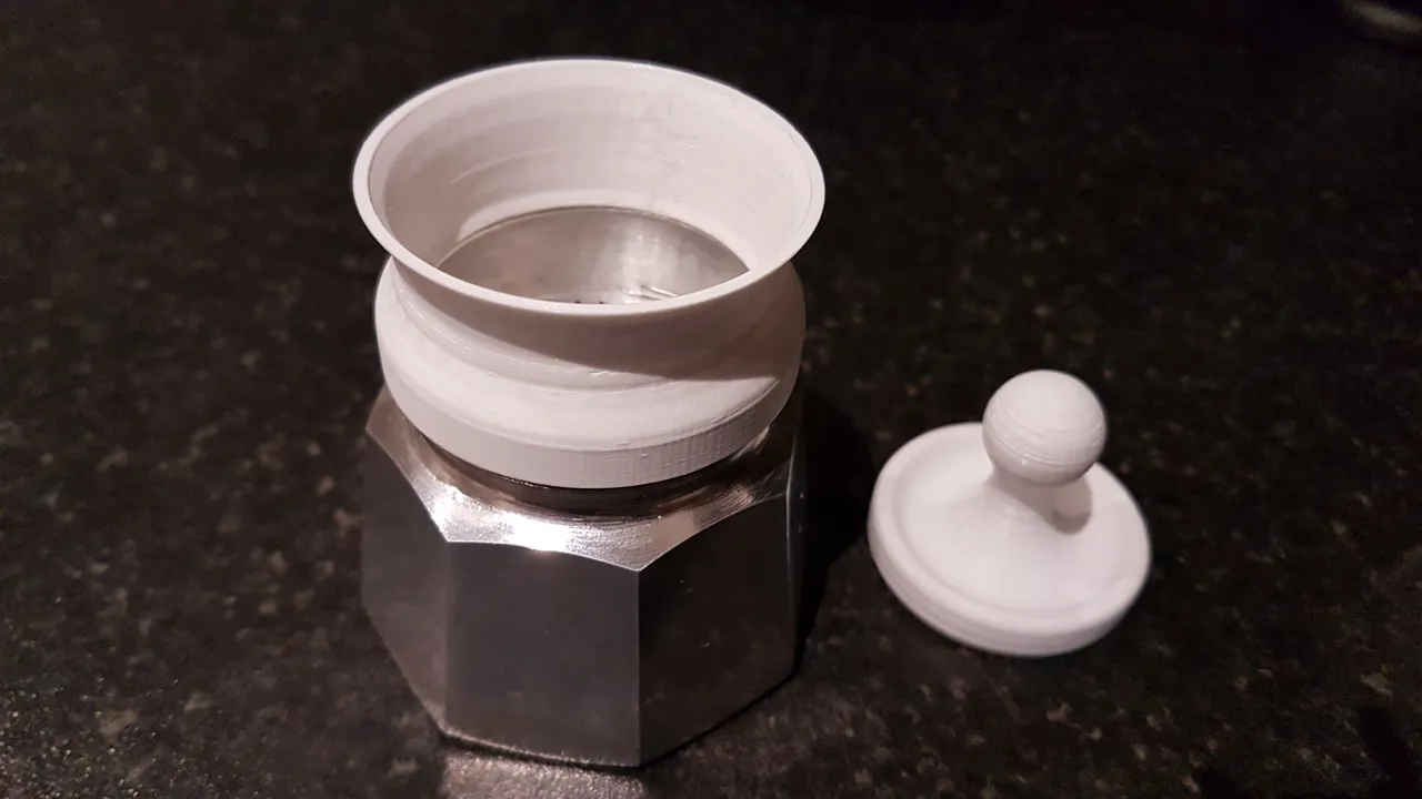 Moka pot coffee funnel by nirgal | Download free STL model | Printables.com