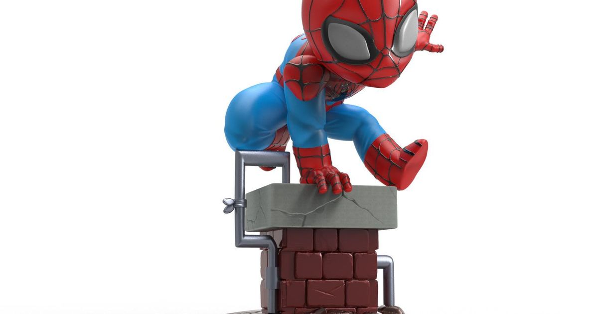 Chibi Spider-Man ressort by Yabousa | Download free STL model | Printables.com