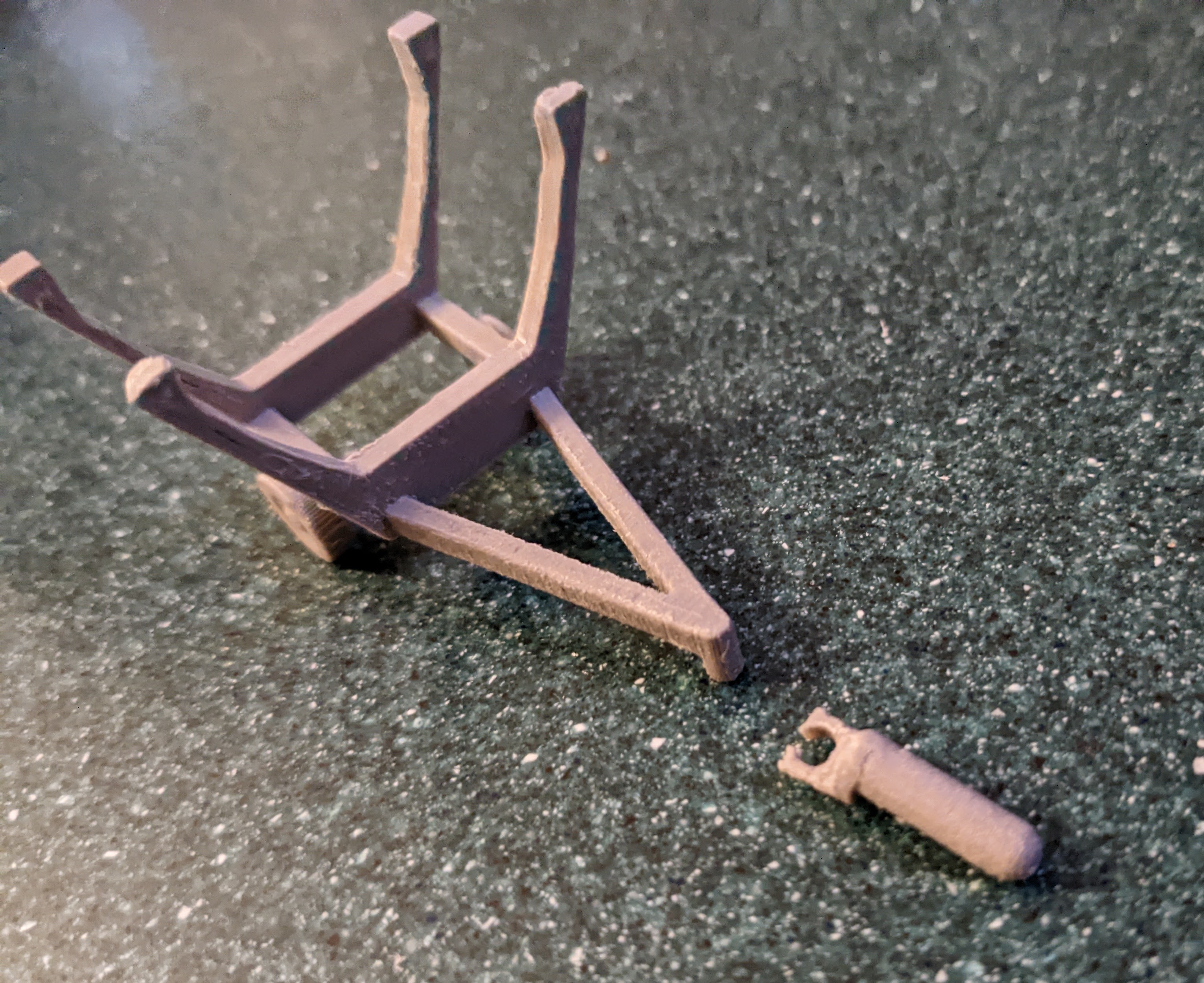 Articulated E3DBuggy boat trailer & hitch for towing Benchy the boat by ...