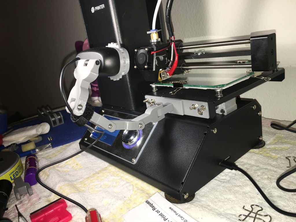 Monoprice Mini v2 webcam bed mount c270 by Vic | Download free STL ...