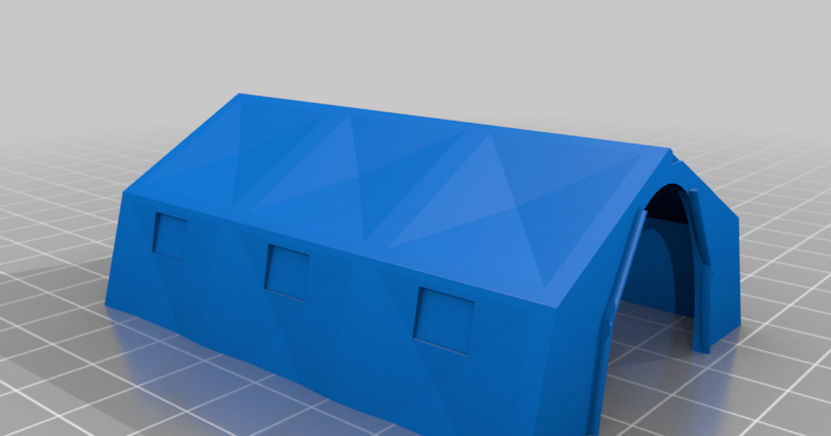 1-100 Canadian Army Mod Tent by bonzai000 | Download free STL model ...