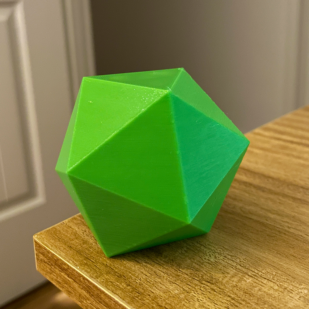 Icosahedron/d20 by CYFiN | Download free STL model | Printables.com Icosahedron/d20 by CYFiN | Download free STL model | Printables.com
