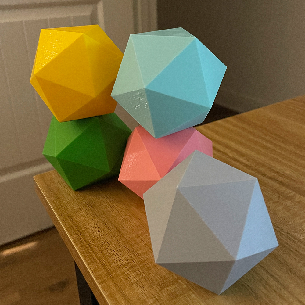 Icosahedron/d20 by CYFiN | Download free STL model | Printables.com