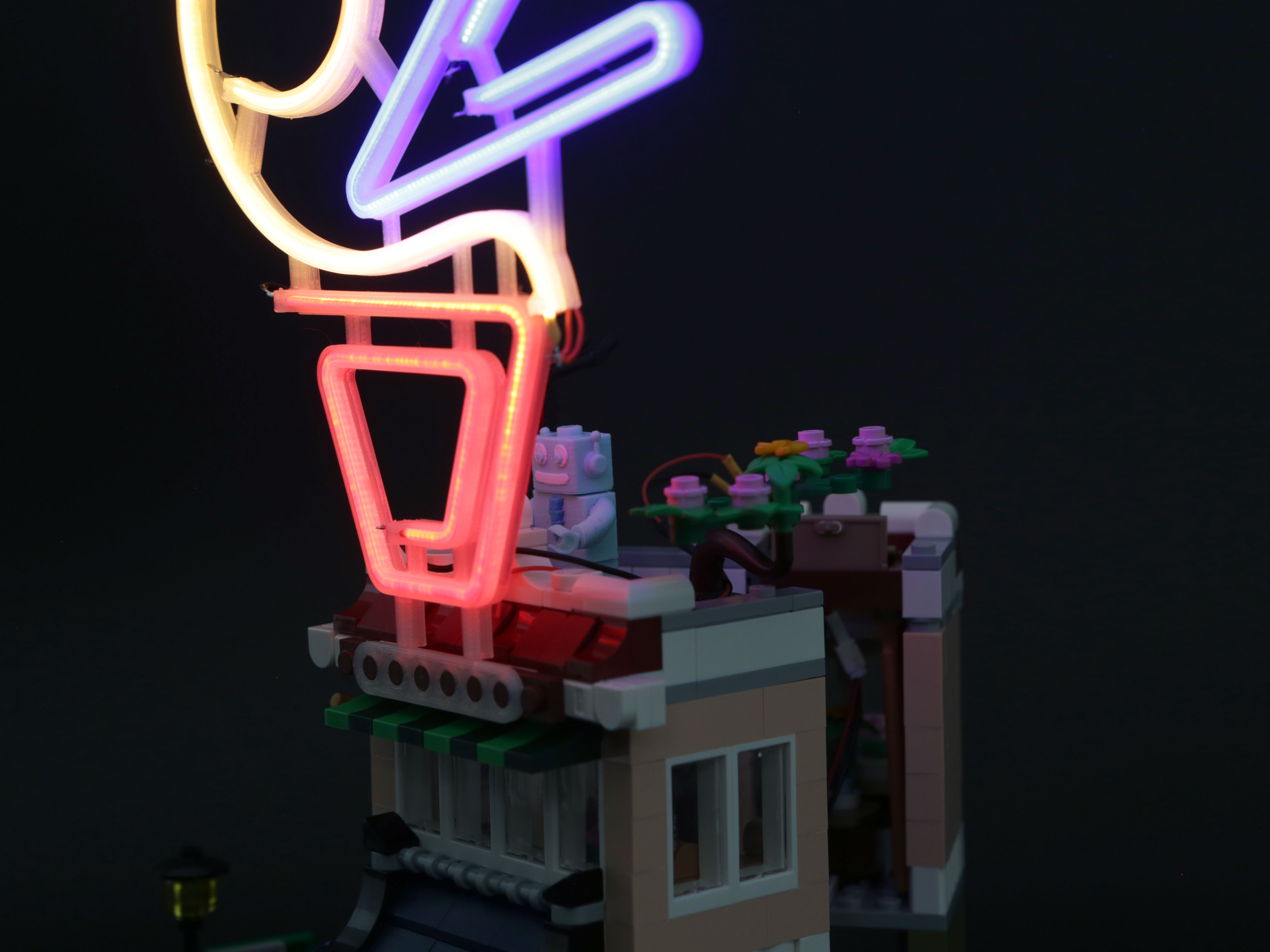 LED Noodle Shop Sign by Adafruit | Download free STL model | Printables.com