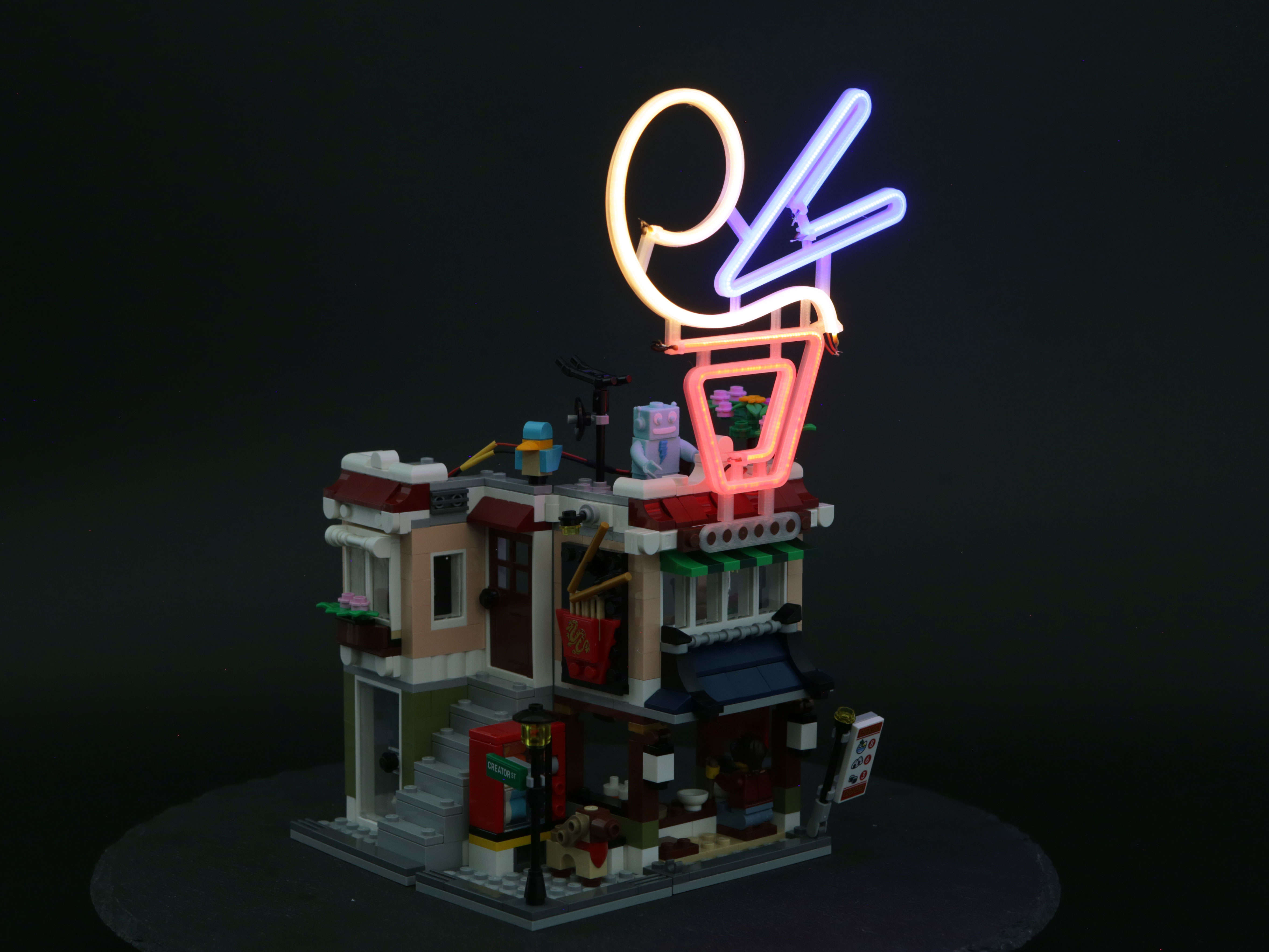LED Noodle Shop Sign by Adafruit | Download free STL model | Printables.com