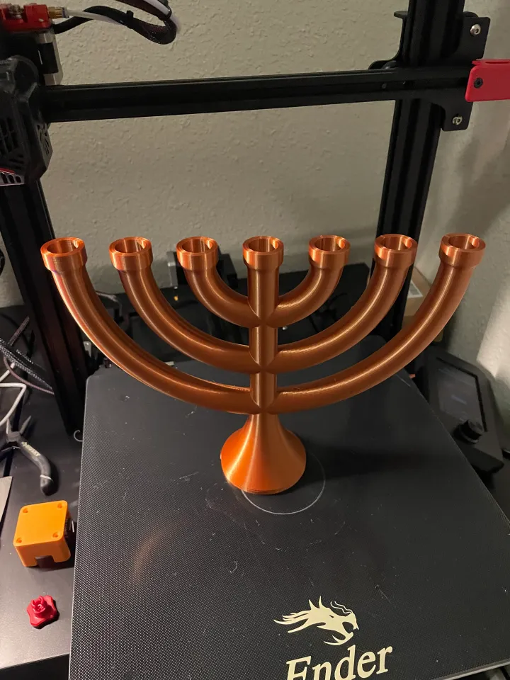 Menorah by Randall Knutson | Download free STL model | Printables.com