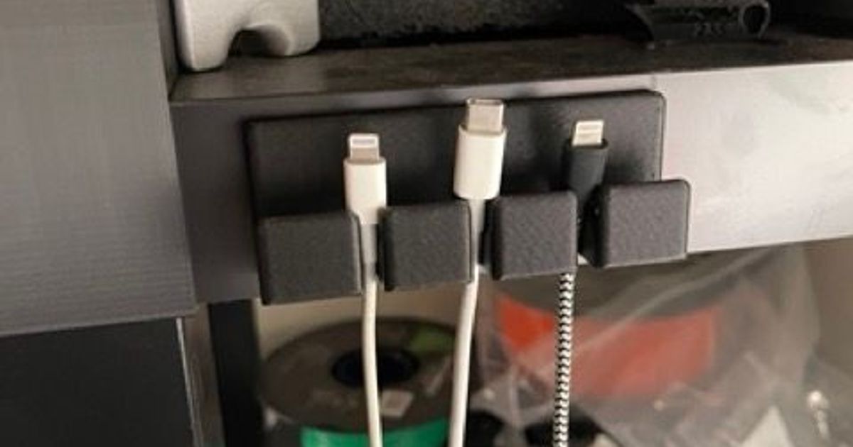 Charging Cable Organizer by Jared_Anderson | Download free STL model ...