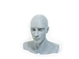 Low-poly Mannequin Head by Michal Fanta | Download free STL model ...