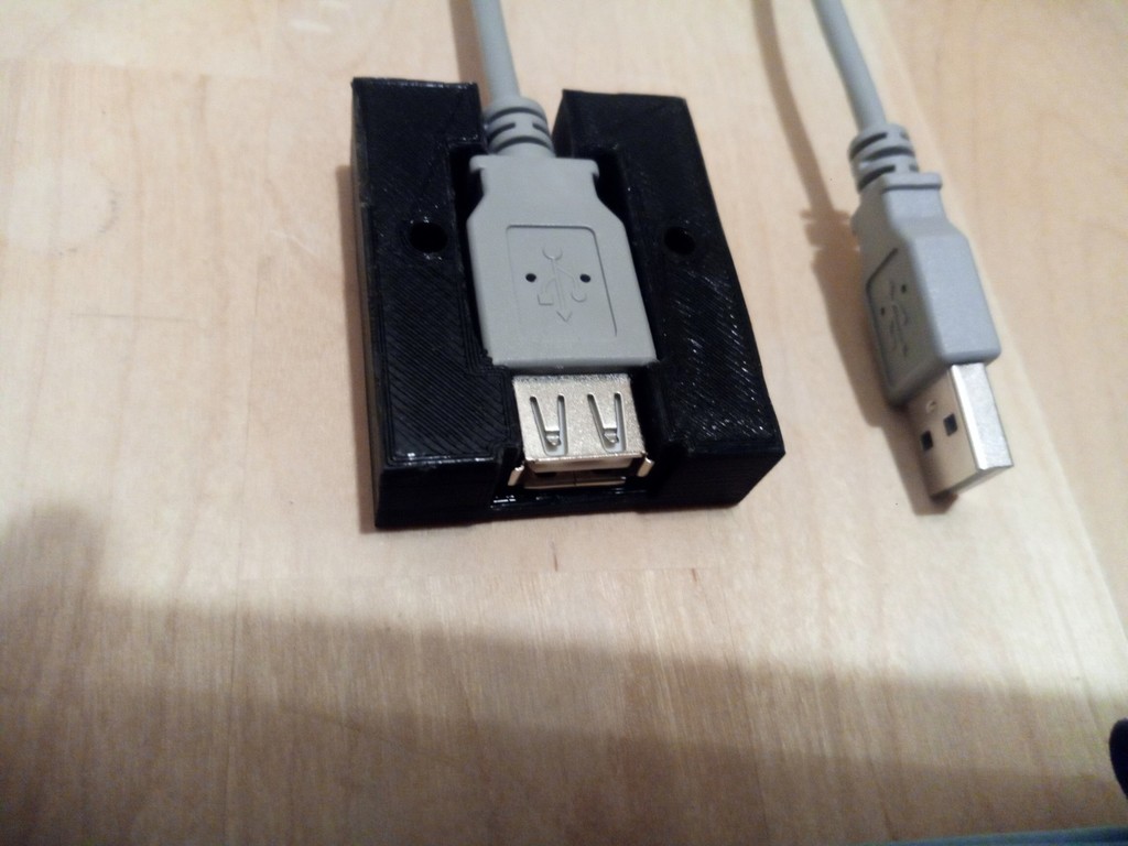 USB Extension Desk Mount 1-9x by Maxter3D | Download free STL model ...