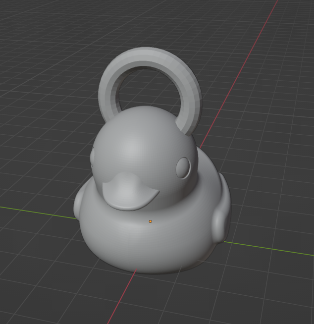 Duck keychain by 512MB | Download free STL model | Printables.com