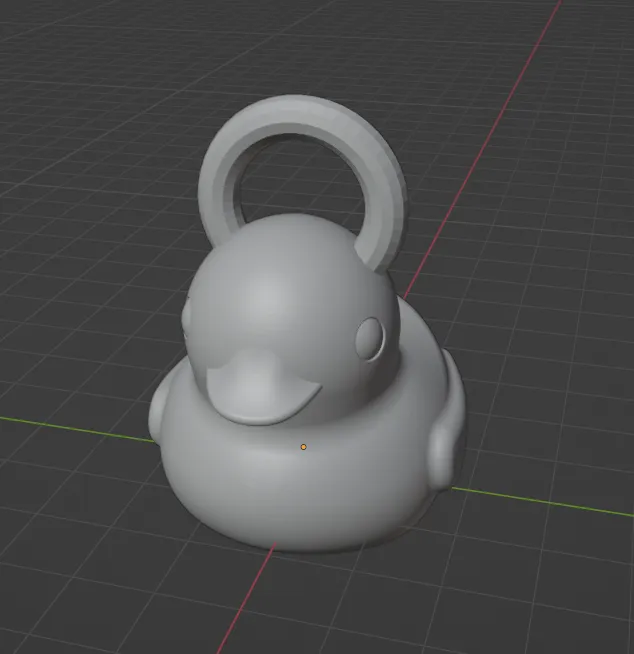 Duck keychain by 512MB | Download free STL model | Printables.com