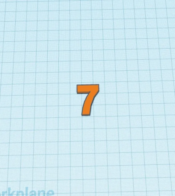 number 7 by chananel | Download free STL model | Printables.com