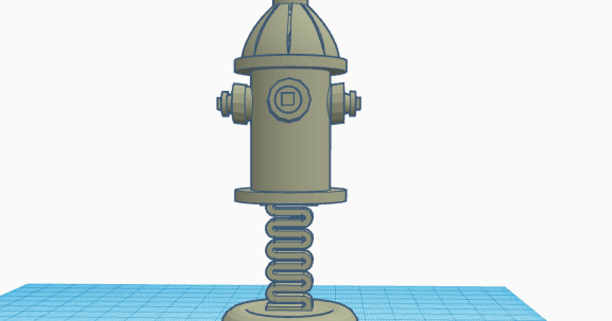 Fire hydrant Bobble-head by Julian Reynaga | Download free STL model ...