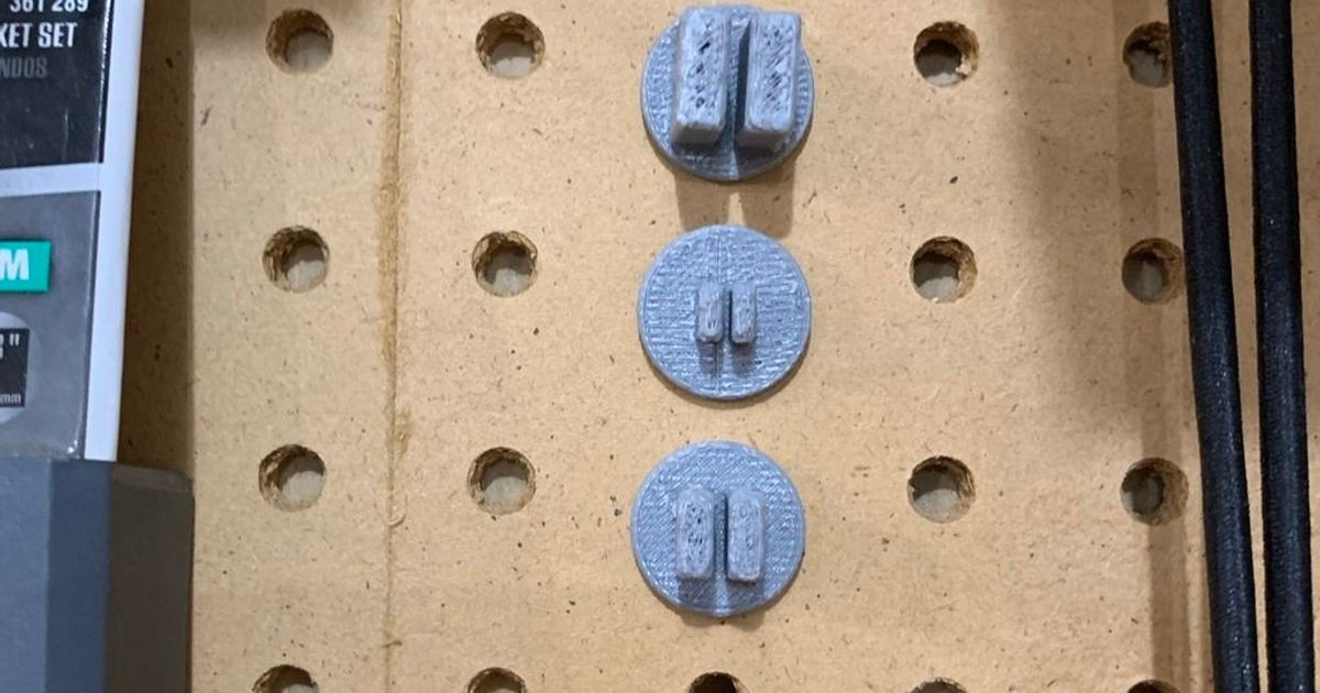 Single Pegboard Socket Holders by Krusheen | Download free STL model ...