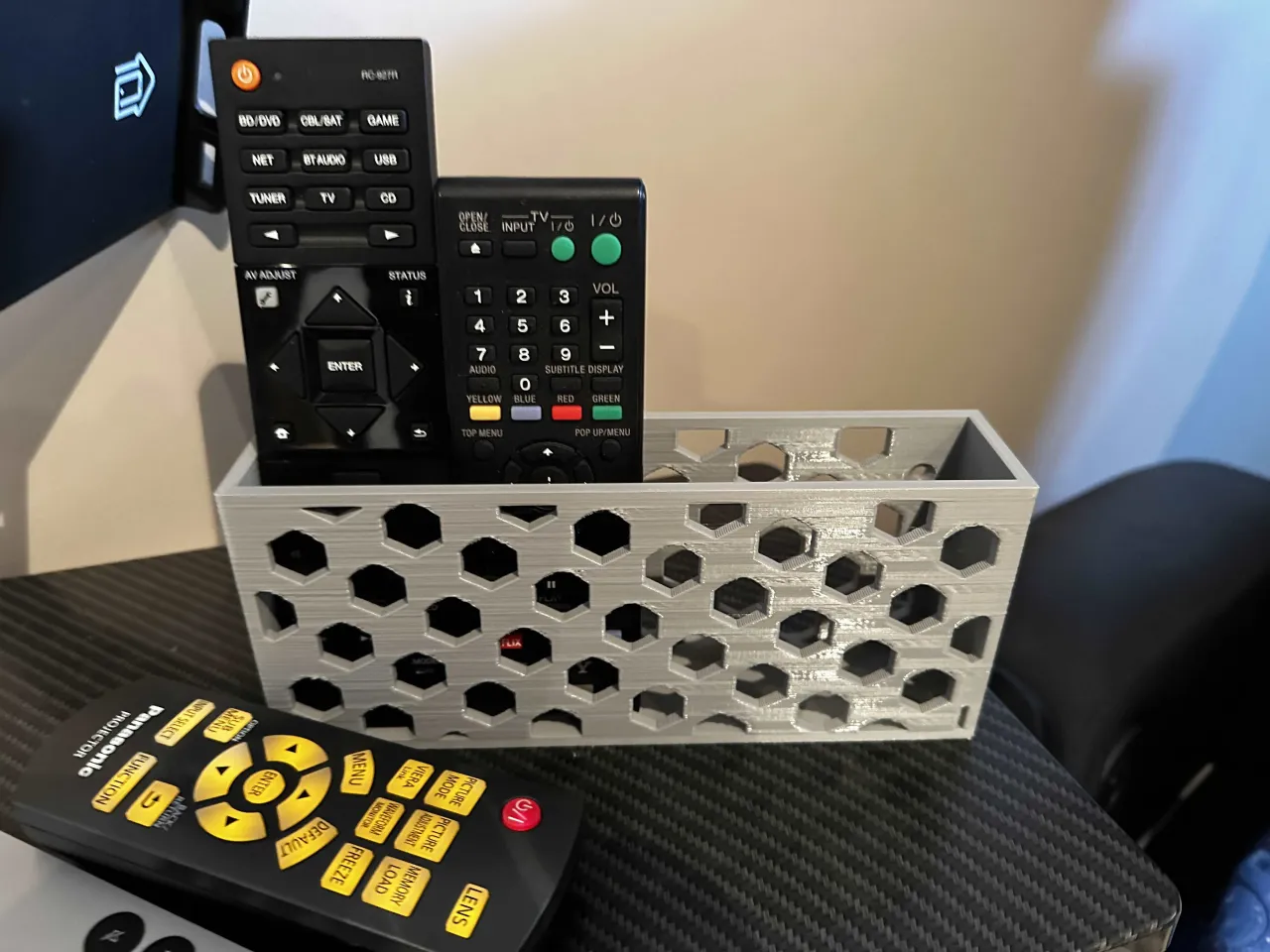 Wall Mountable Remote Control Holder by OneSparky | Download free STL ...