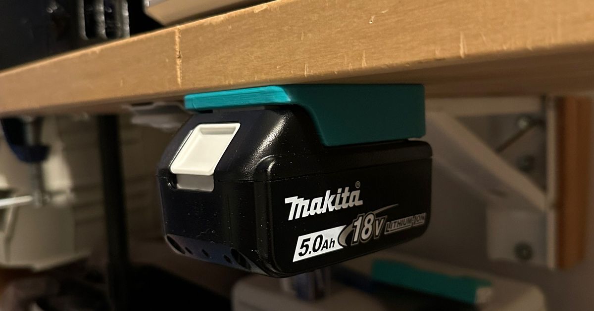 Makita 18v Battery Holder 3Screw von ichiban | Kostenloses STL-Modell ...