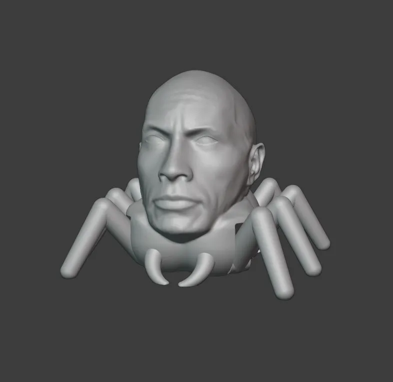 The Arocknid (The Rock + Gizo The Spider) - No Supports by ThinAir3D ...