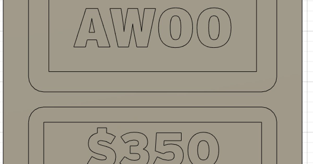 Don't Awoo Sign by CalliEcho | Download free STL model | Printables.com