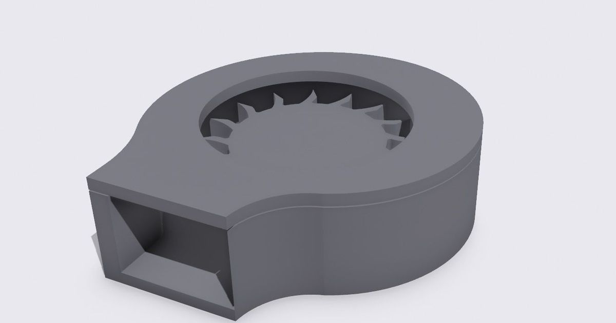 Radial fan by Dakota Stephenson | Download free STL model | Printables.com