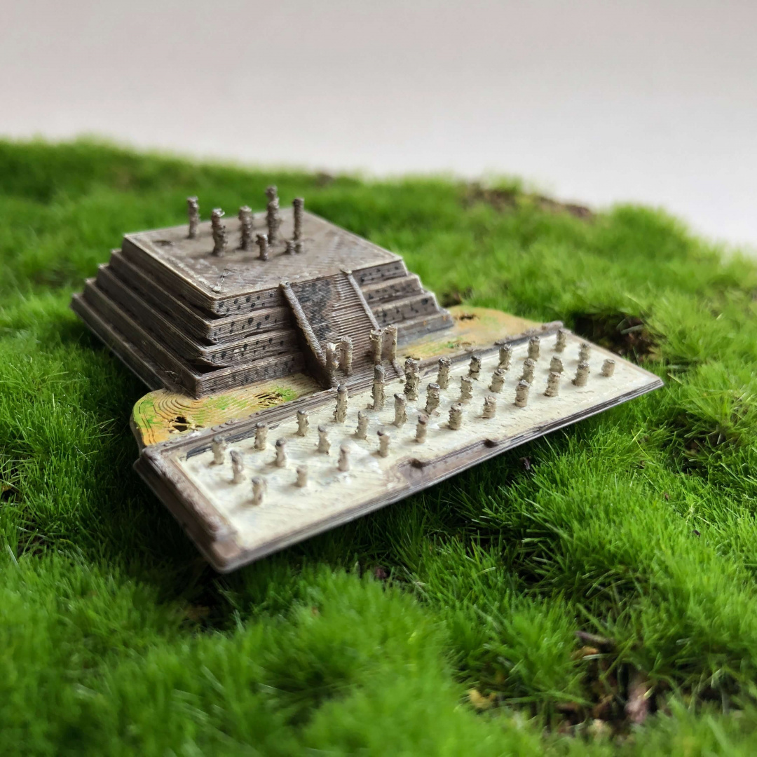 Temple B - Tula , Mexico by MiniWorld3D | Download free STL model ...