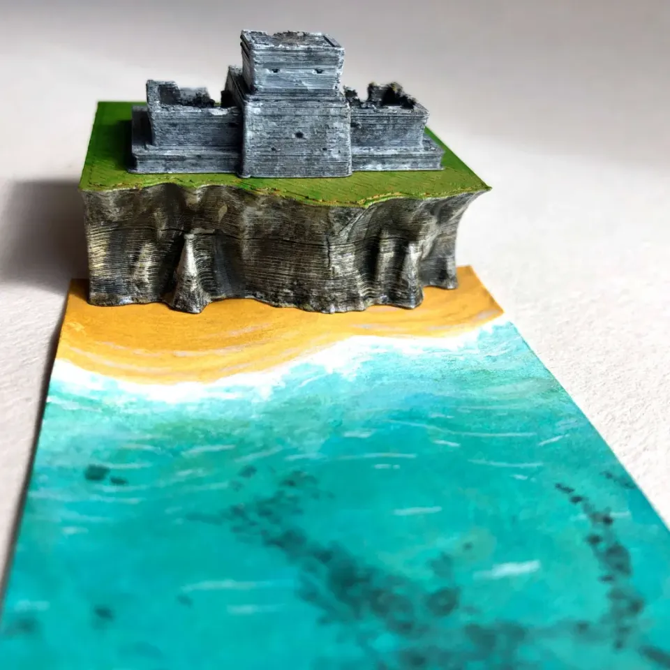 Tulum (El Castillo) - Quintana Roo , Mexico by MiniWorld3D | Download ...