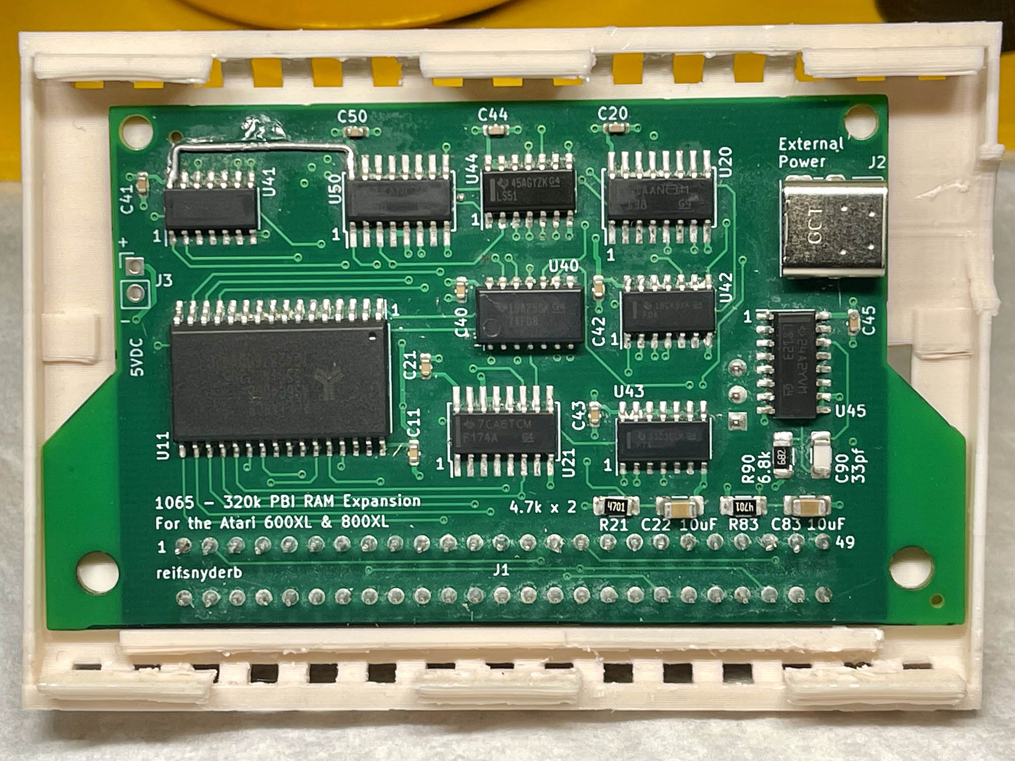 Atari 1065 320K PBI RAM Expander Revision 2 Enclosure by scorpio-ny ...