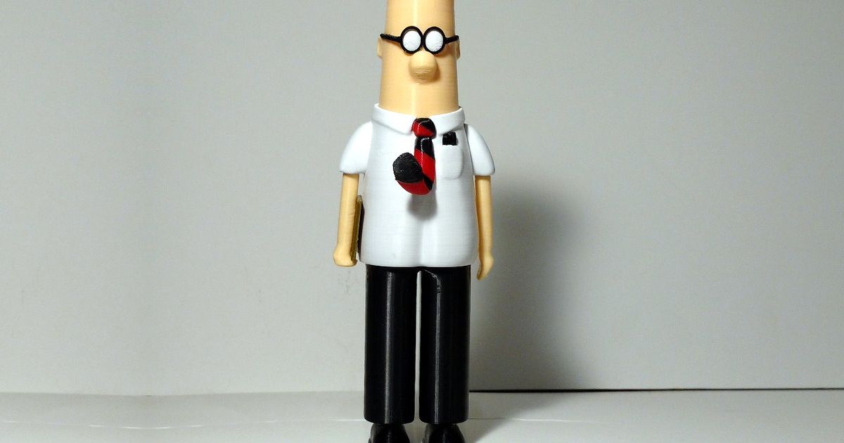 Dilbert by reddadsteve | Download free STL model | Printables.com