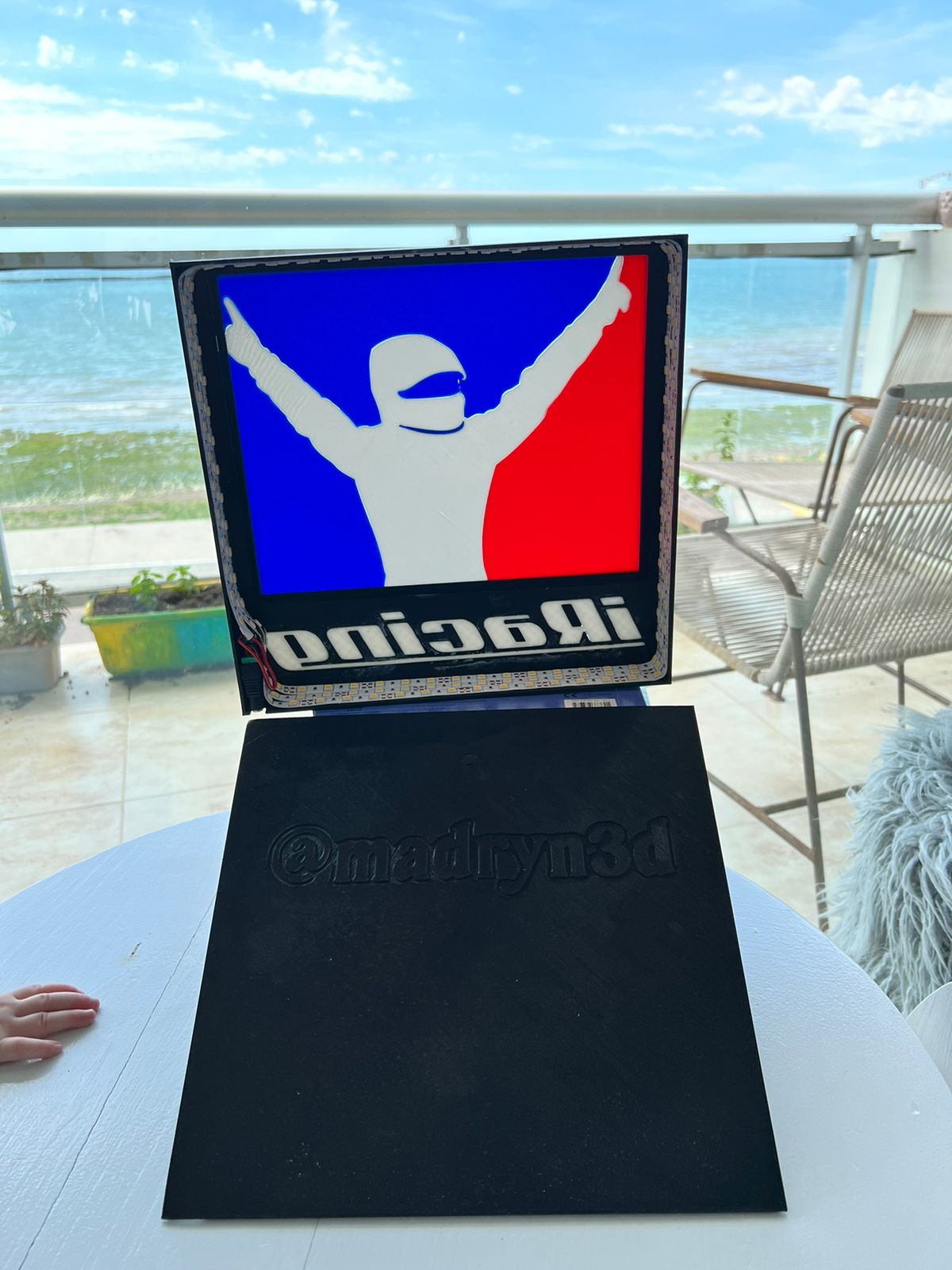 iRacing Logo Lamp Led by @Madryn3d | Download free STL model ...