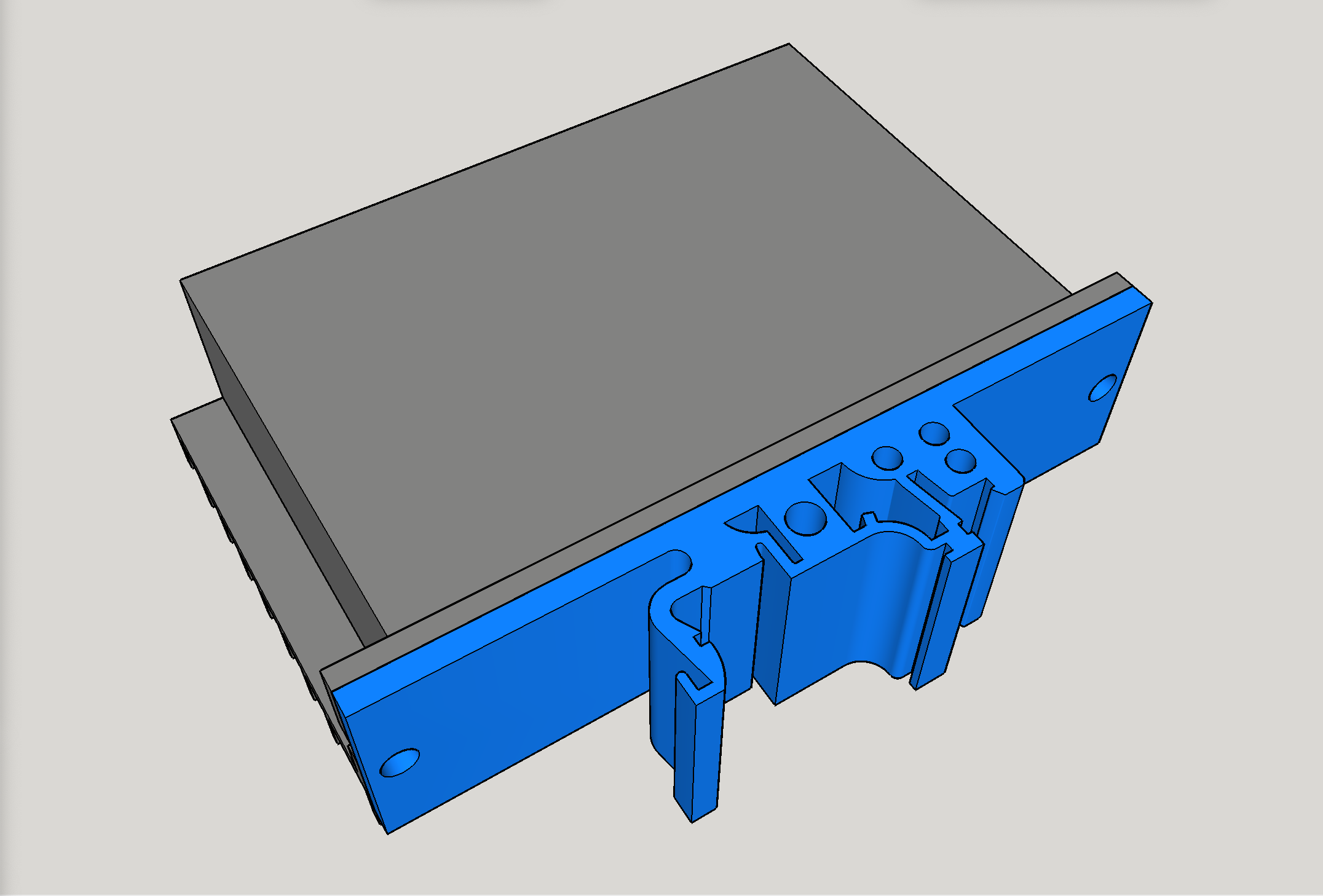 (Option 2 of 2) DIN Rail Clip-Mounts for TB6600 Microstep Driver (v2.0. ...