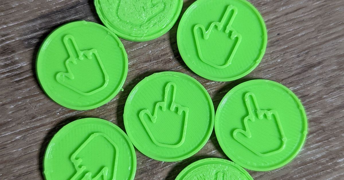FU Coins by allnamesused | Download free STL model | Printables.com