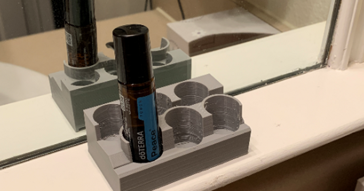 Essential Oils Holder by Hesed | Download free STL model | Printables.com