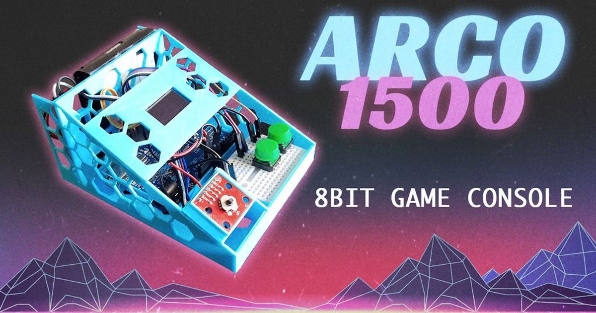 ARCO1500 - DIY Retro 8bit Game Console by Michal Škoula | Download free ...