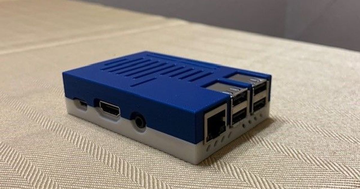 Raspberry Pi3b Snap Filt Case by t1dTom | Download free STL model | Printables.com