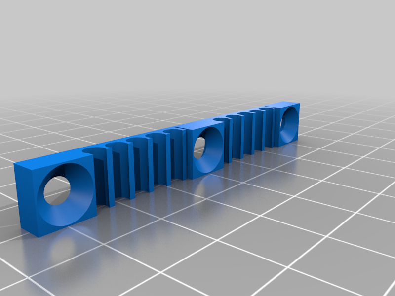 Cable clamp 2.5mm2 modular by GeertL | Download free STL model ...