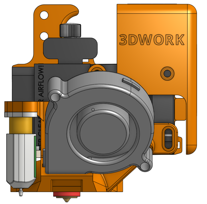 Ender/CR10 MGN12H Rails Hemera Revo System with fan and bltouch holder ...